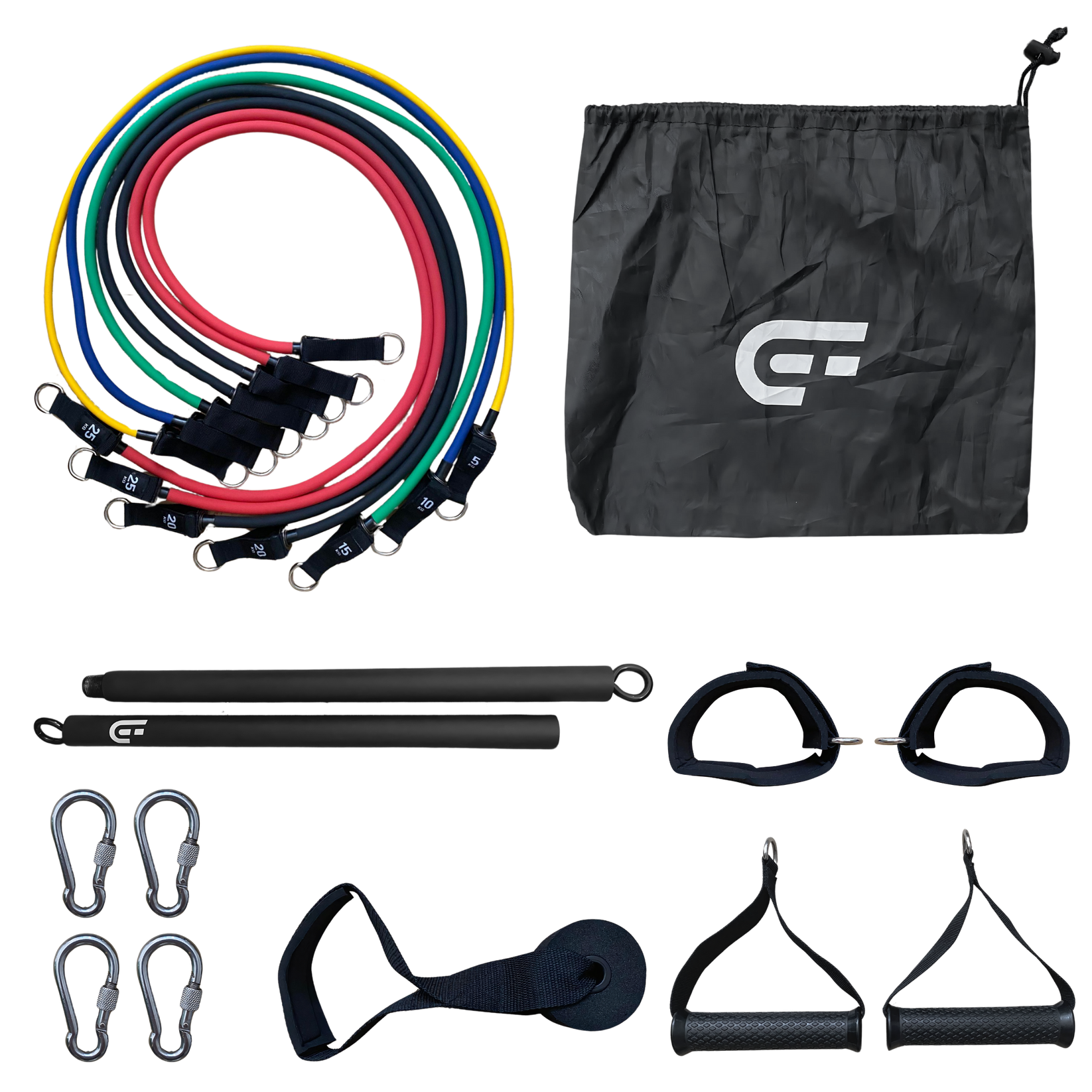 Kit complet d'élastiques – Compact Fitness